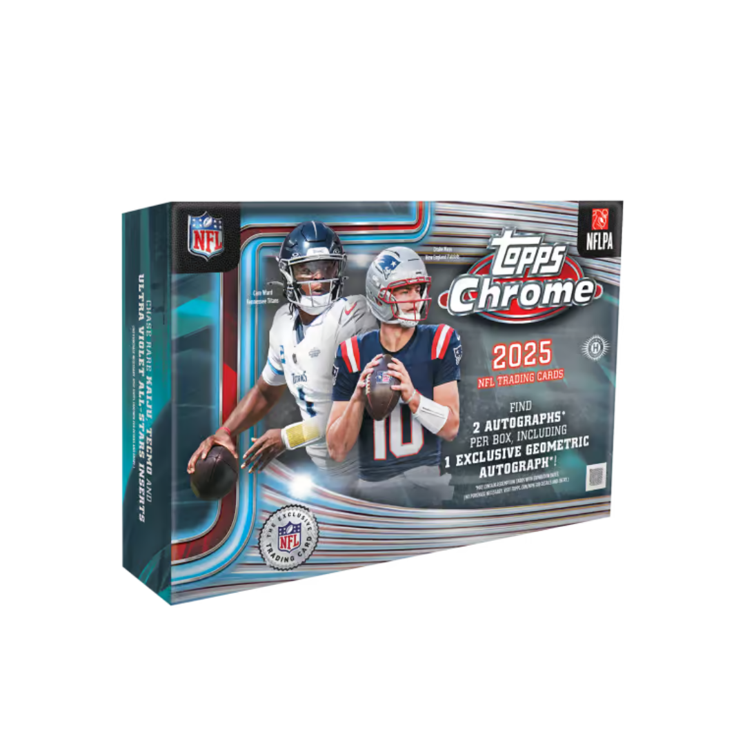 2025 Topps Chrome Football Breakers Delight Trading Cards – BlackTie Breaks