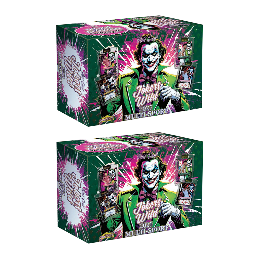 BREAK#605 FRIDAY 2025 Wild Card Joker's Wild Multi-Sport Hobby (x2) Pi ...