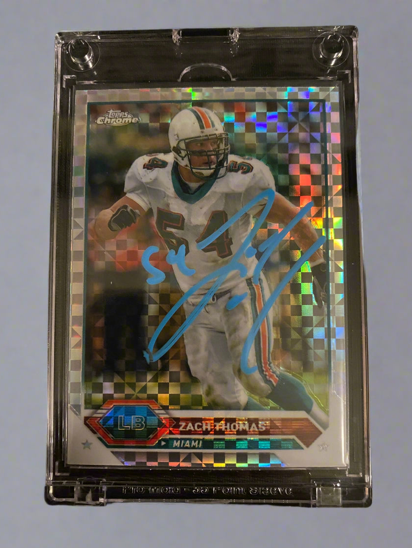 Zach Thomas - 2024 Topps Composite X-Fractor On-Card Autograph ...